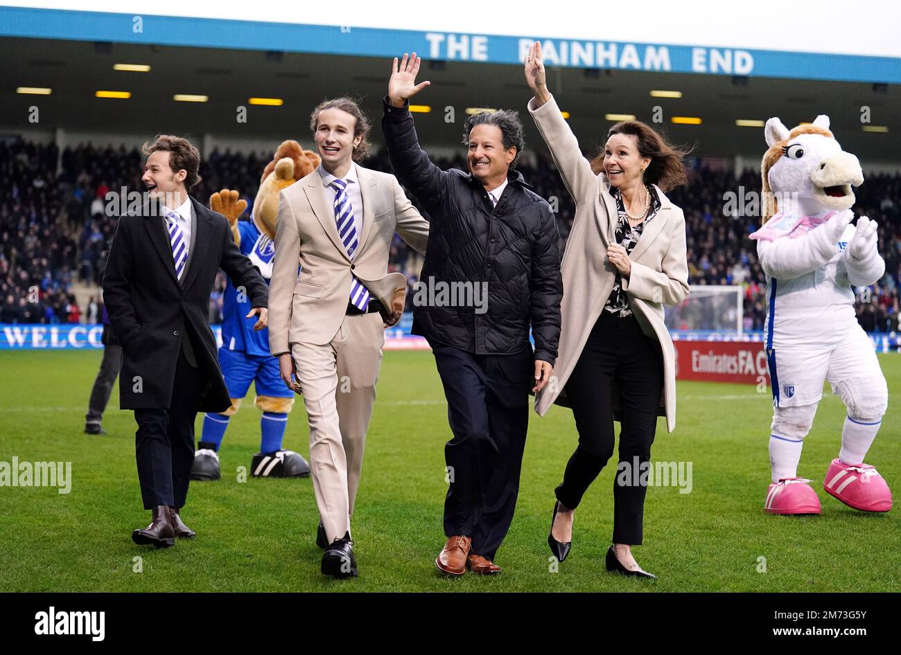 New Gillingham owner Brad Galinson during the Emirates FA Cup third ...
