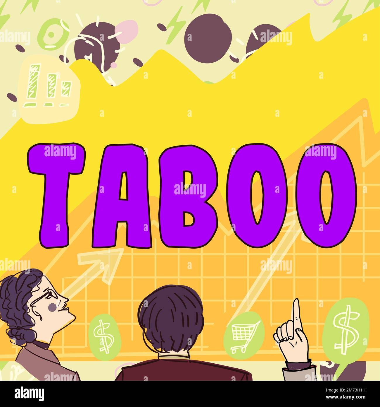 Writing displaying text Taboo. Business idea a social or religious ...