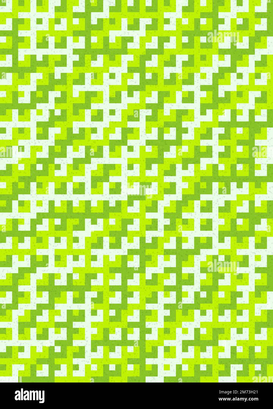 Abstract Geometrical generative computational art illustration Stock ...