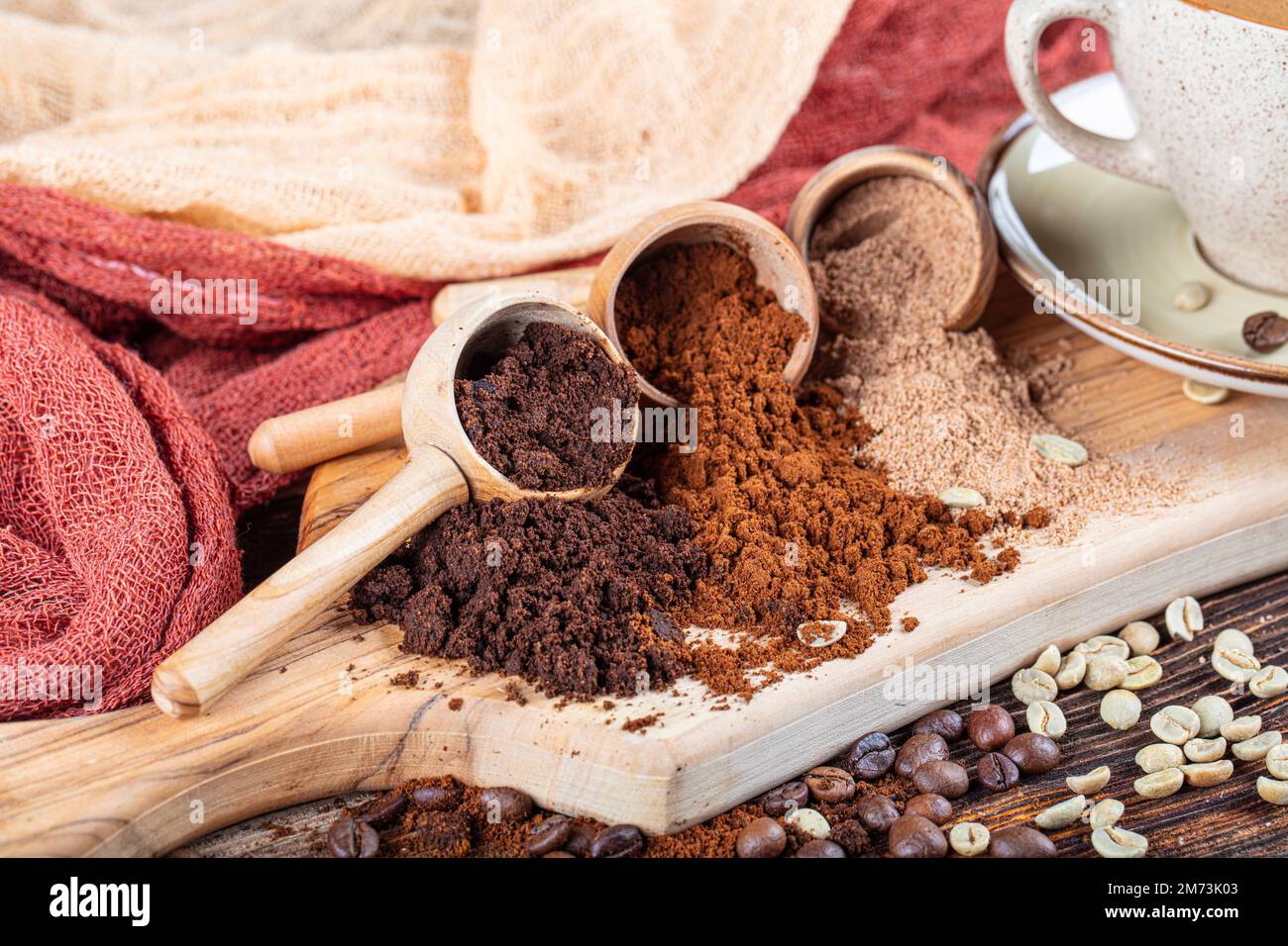 Traditional Turkish coffee beverage concept. Fresh and delicious ...