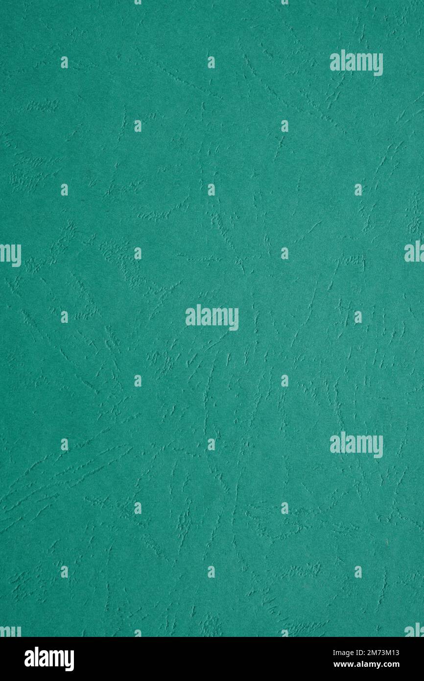 Sea green color thick cardboard sheet with engraved pattern texture ...