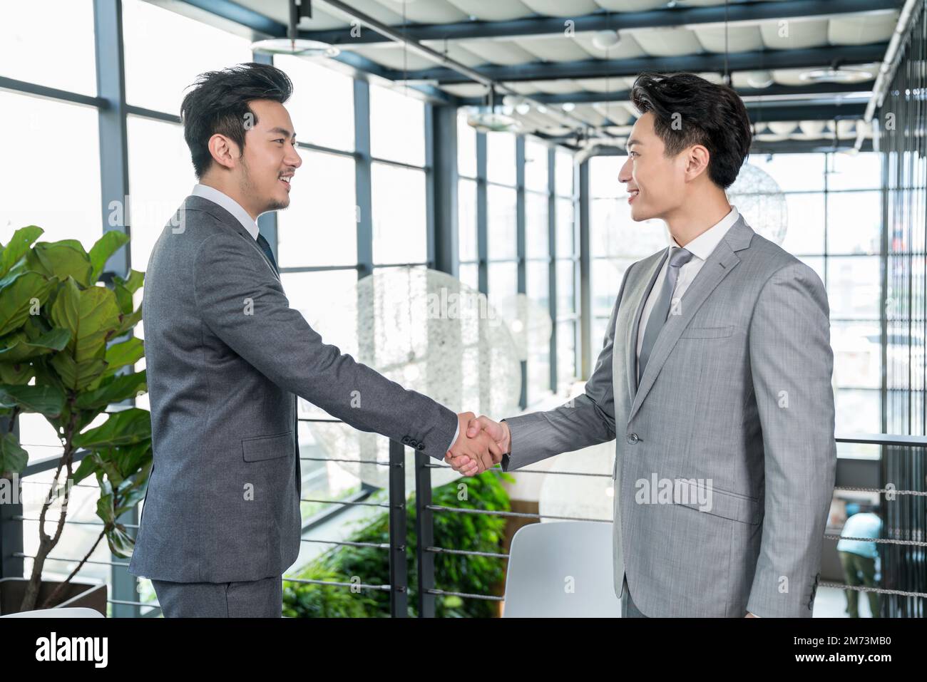 Business people shake hands Stock Photo - Alamy