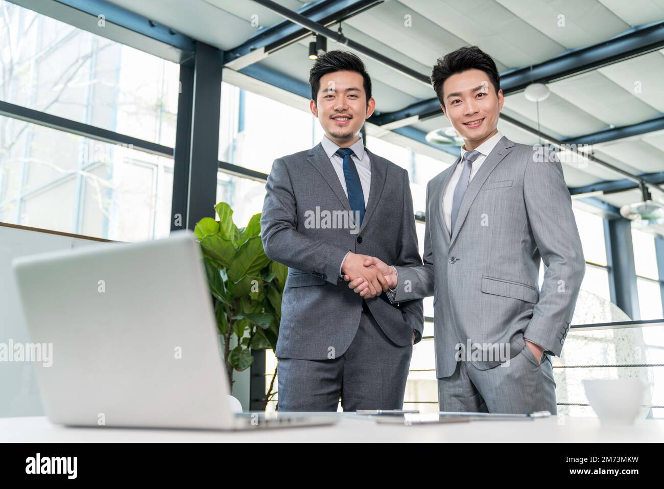 Business people shake hands Stock Photo - Alamy