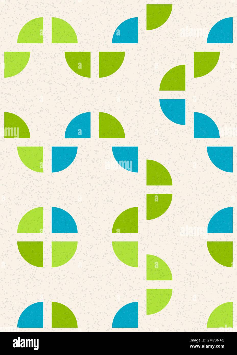 Abstract Geometrical generative computational art illustration Stock ...