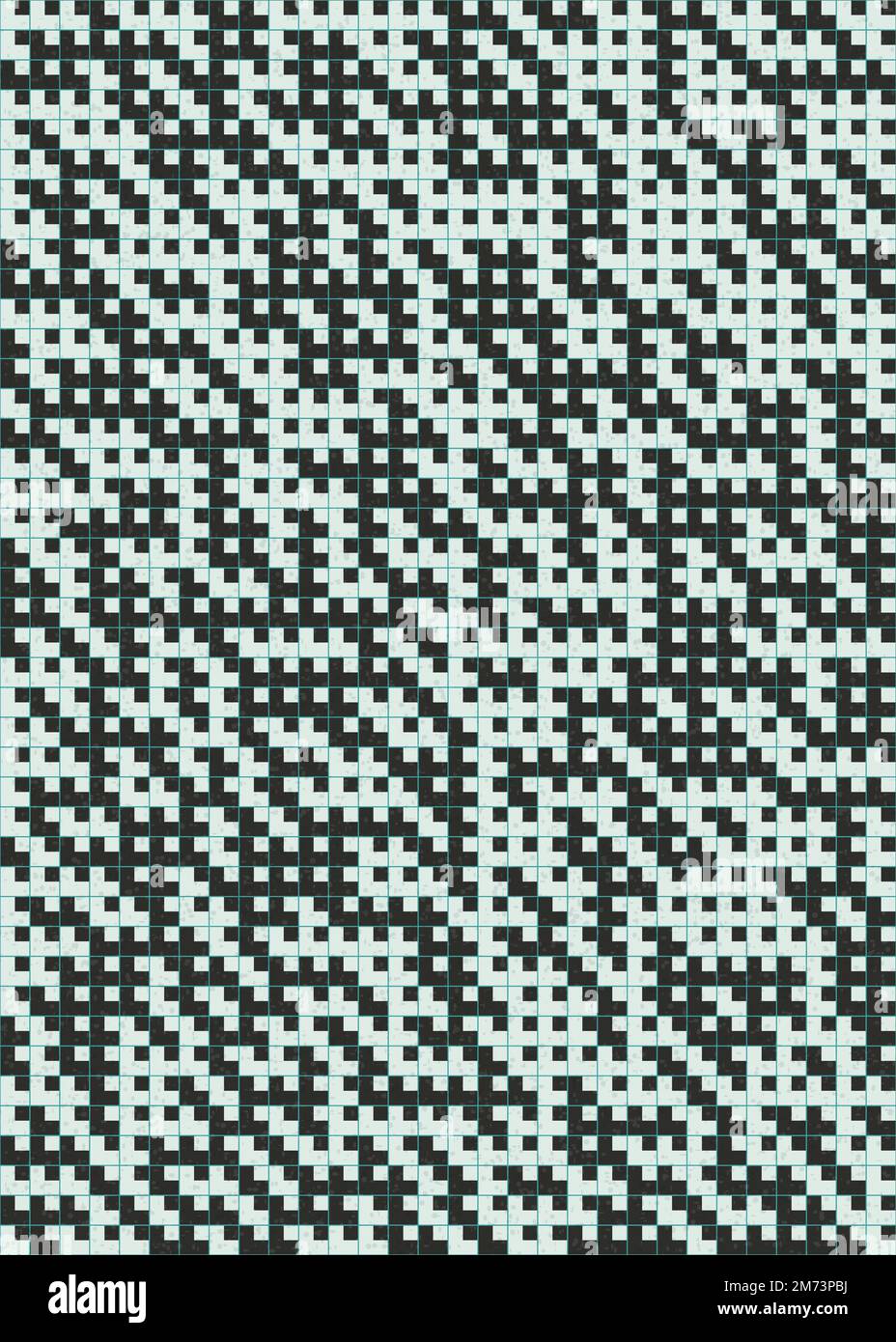 Abstract Geometrical generative computational art illustration Stock ...