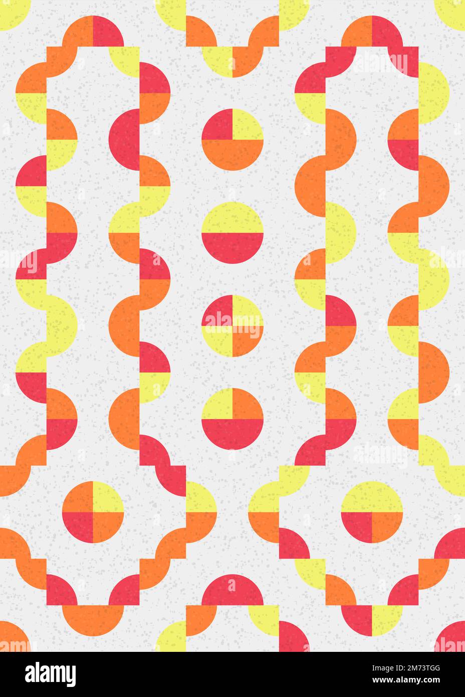 Abstract Geometrical generative computational art illustration Stock ...