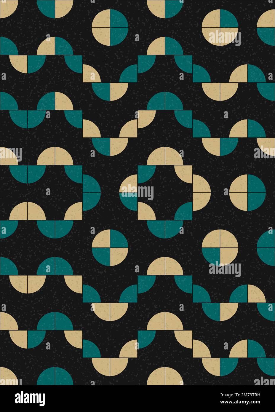 Abstract Geometrical generative computational art illustration Stock ...