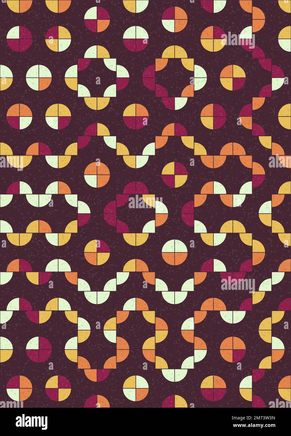 Abstract Geometrical generative computational art illustration Stock ...