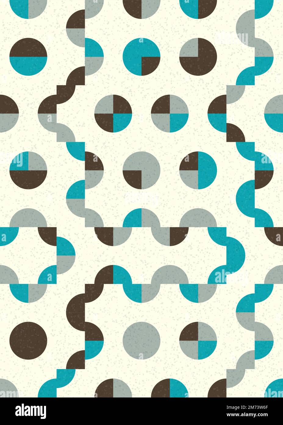 Abstract Geometrical generative computational art illustration Stock ...