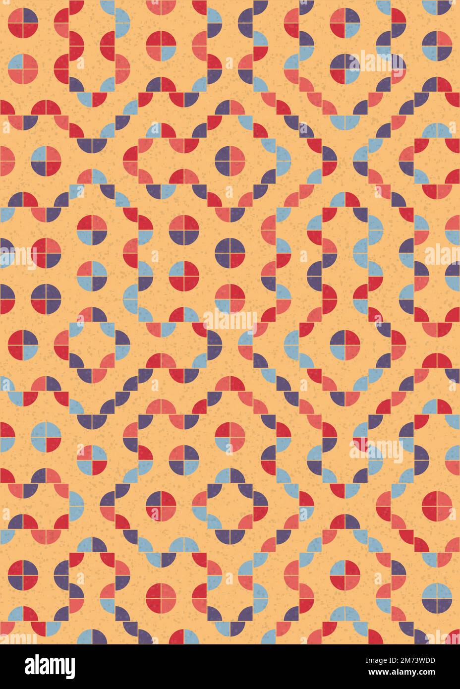 Abstract Geometrical generative computational art illustration Stock ...