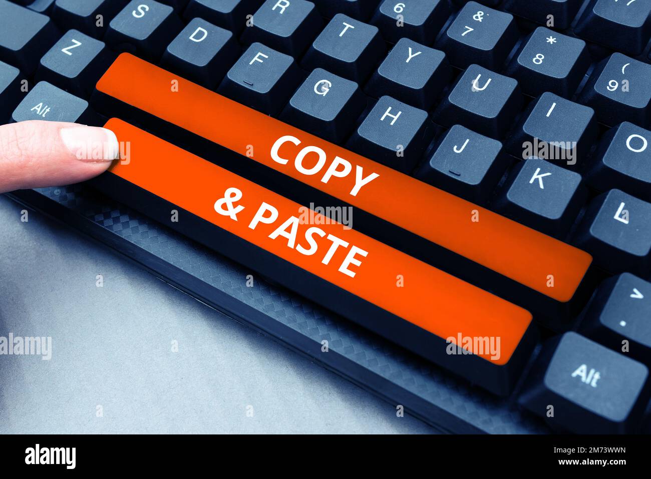 Sign displaying Copy Paste. Conceptual photo an imitation, transcript ...