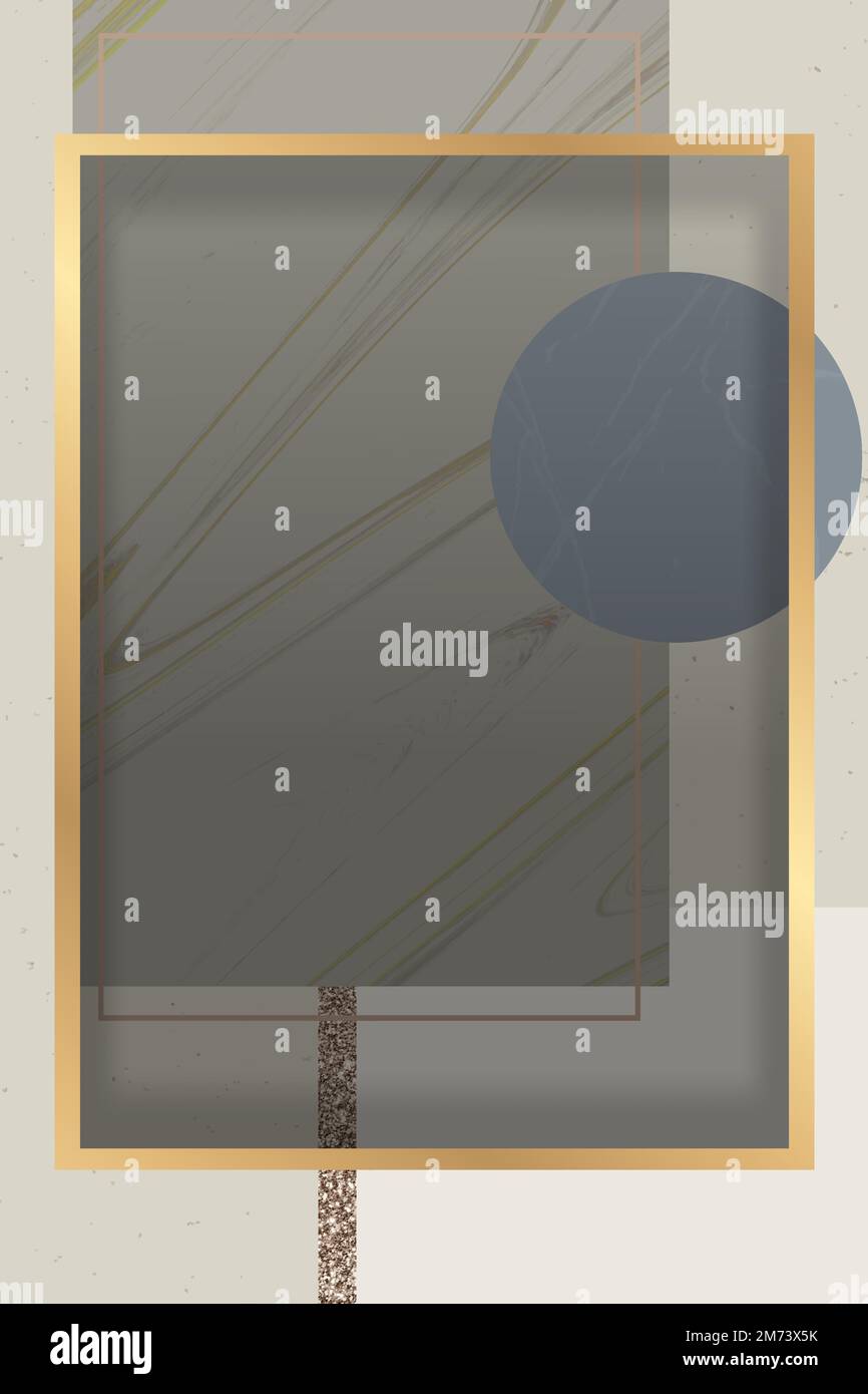Rectangle framed card mockup vector Stock Vector Image & Art - Alamy