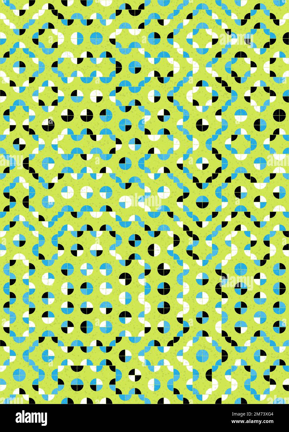 Abstract Geometrical generative computational art illustration Stock ...