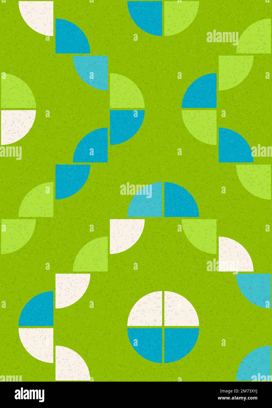 Abstract Geometrical generative computational art illustration Stock ...