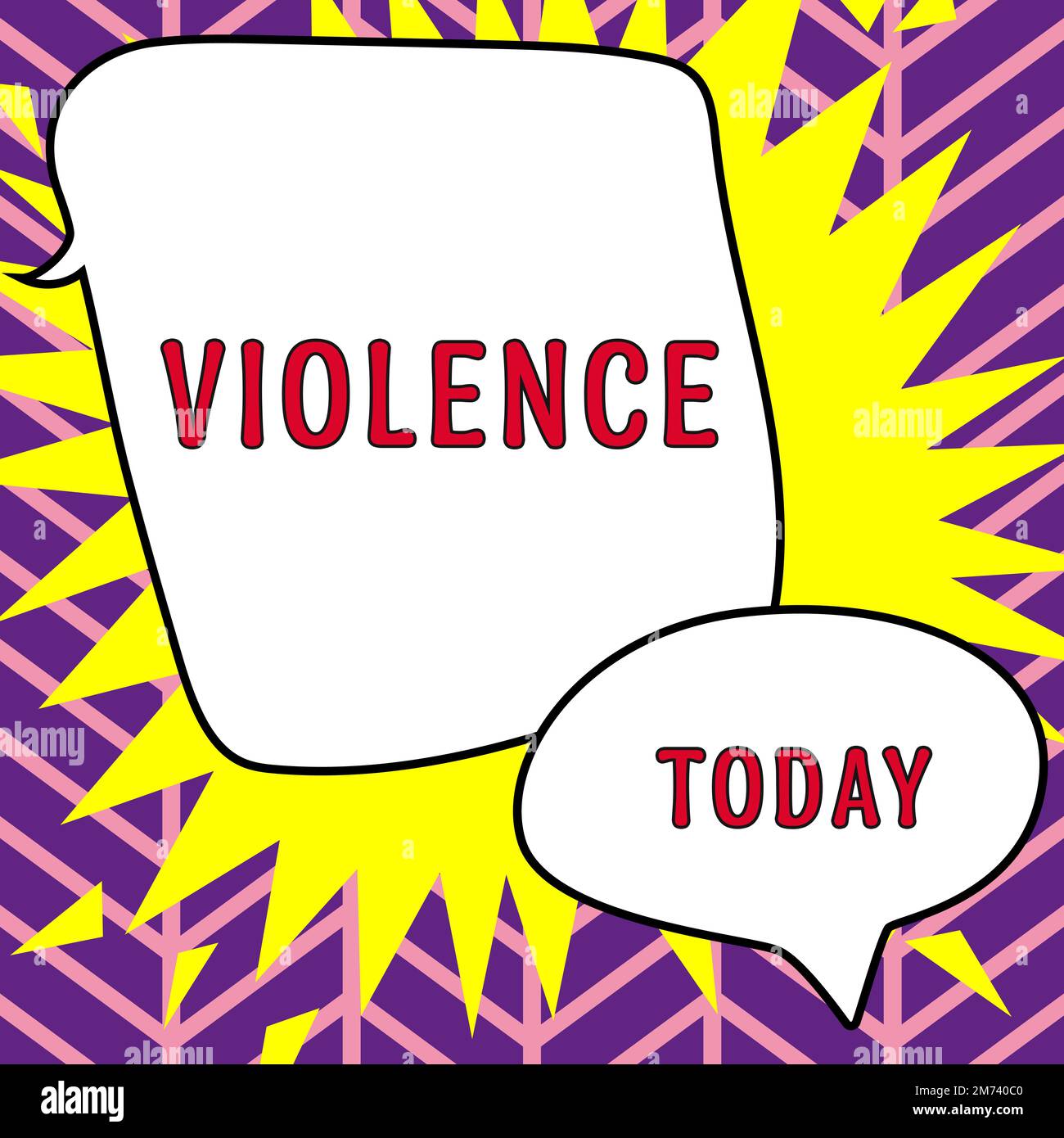 Text sign showing Violence. Business concept the use of physical force ...