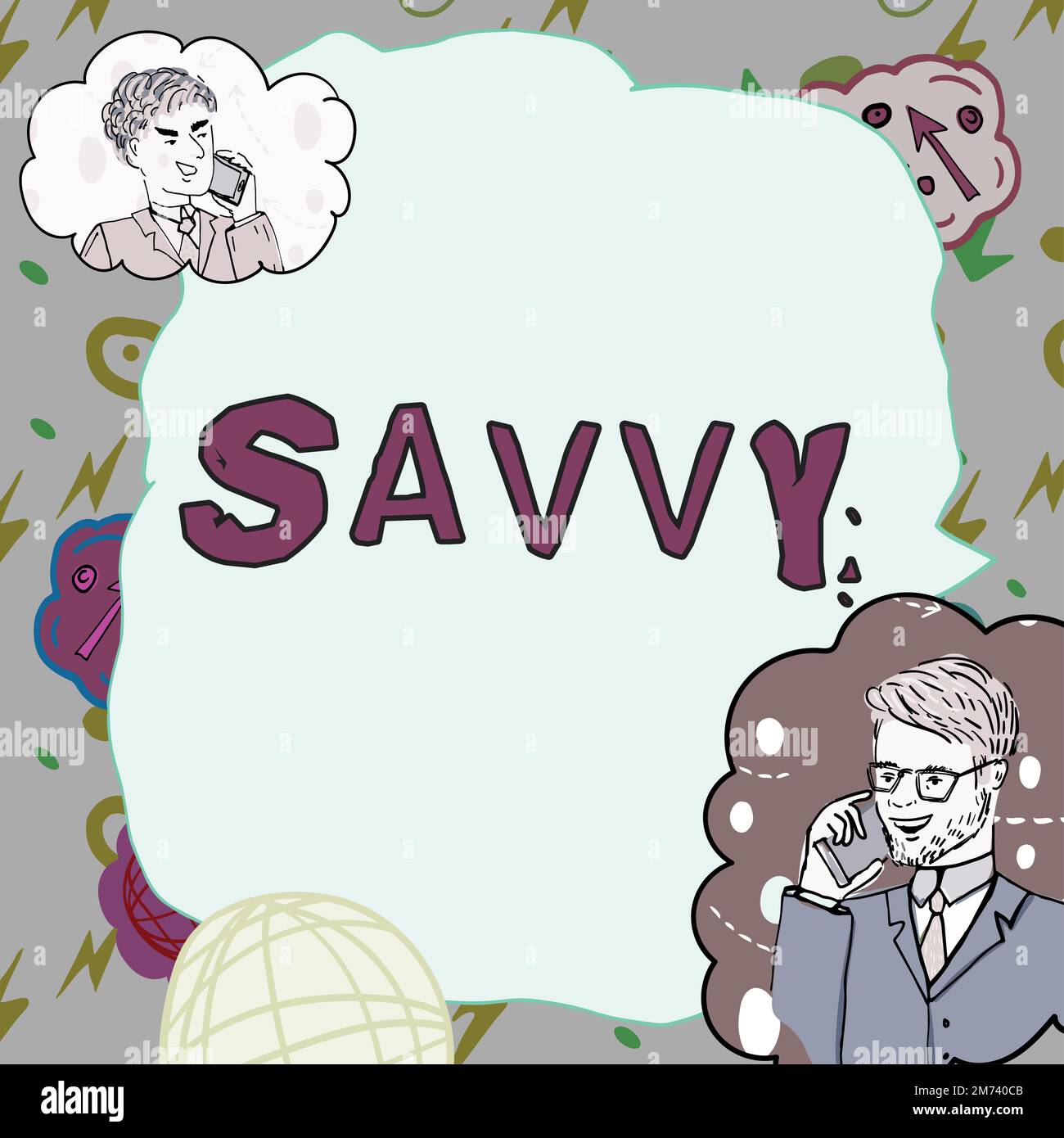 Text caption presenting Savvy. Business concept having perception ... Text caption presenting Savvy. Business concept having perception ...