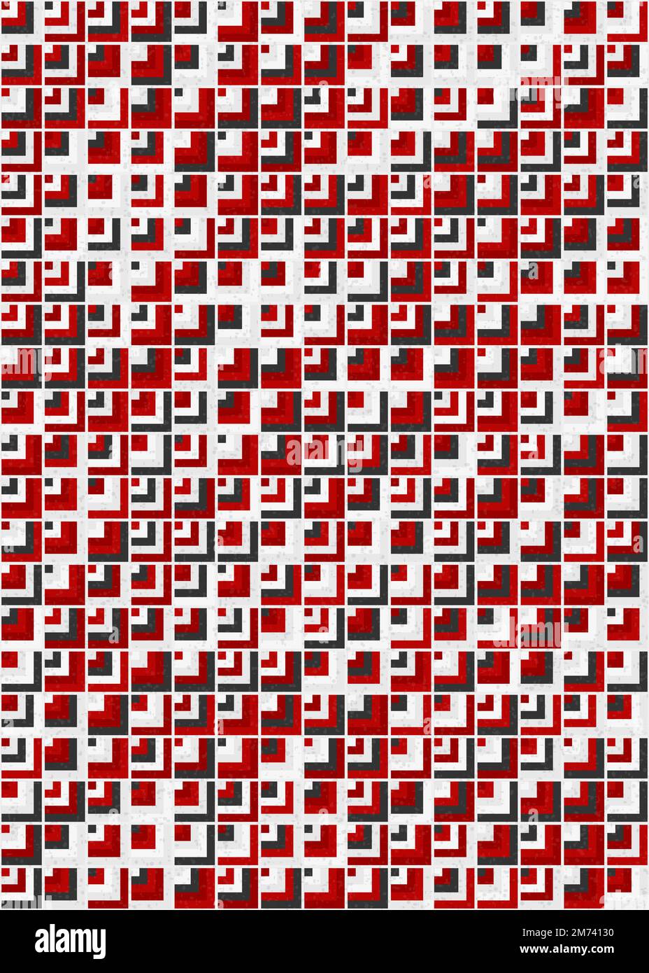 Abstract Geometrical generative computational art illustration Stock ...