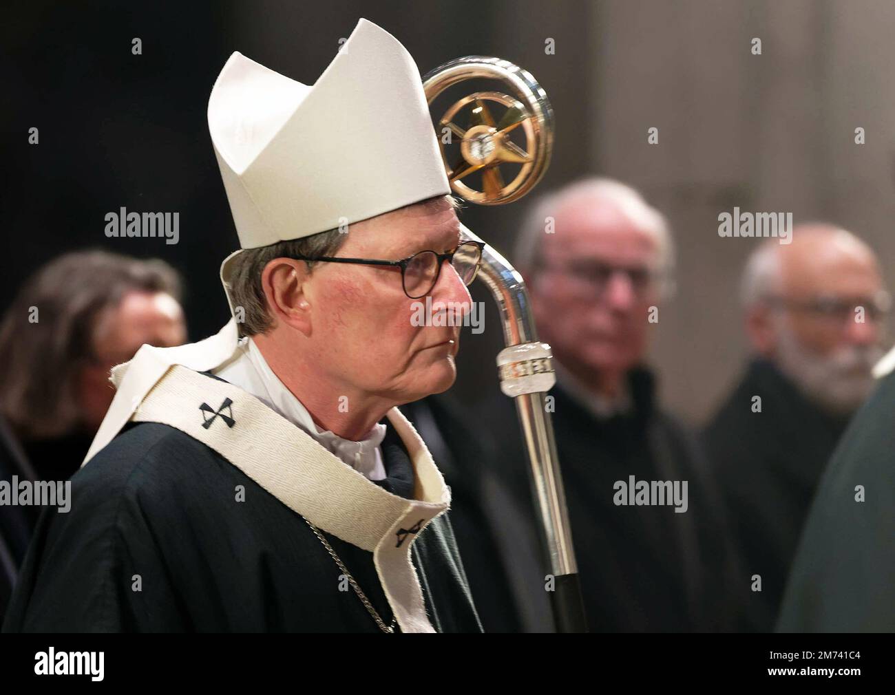 Cologne, Germany. 07th Jan, 2023. Cardinal Rainer Maria Woelki arrives ...