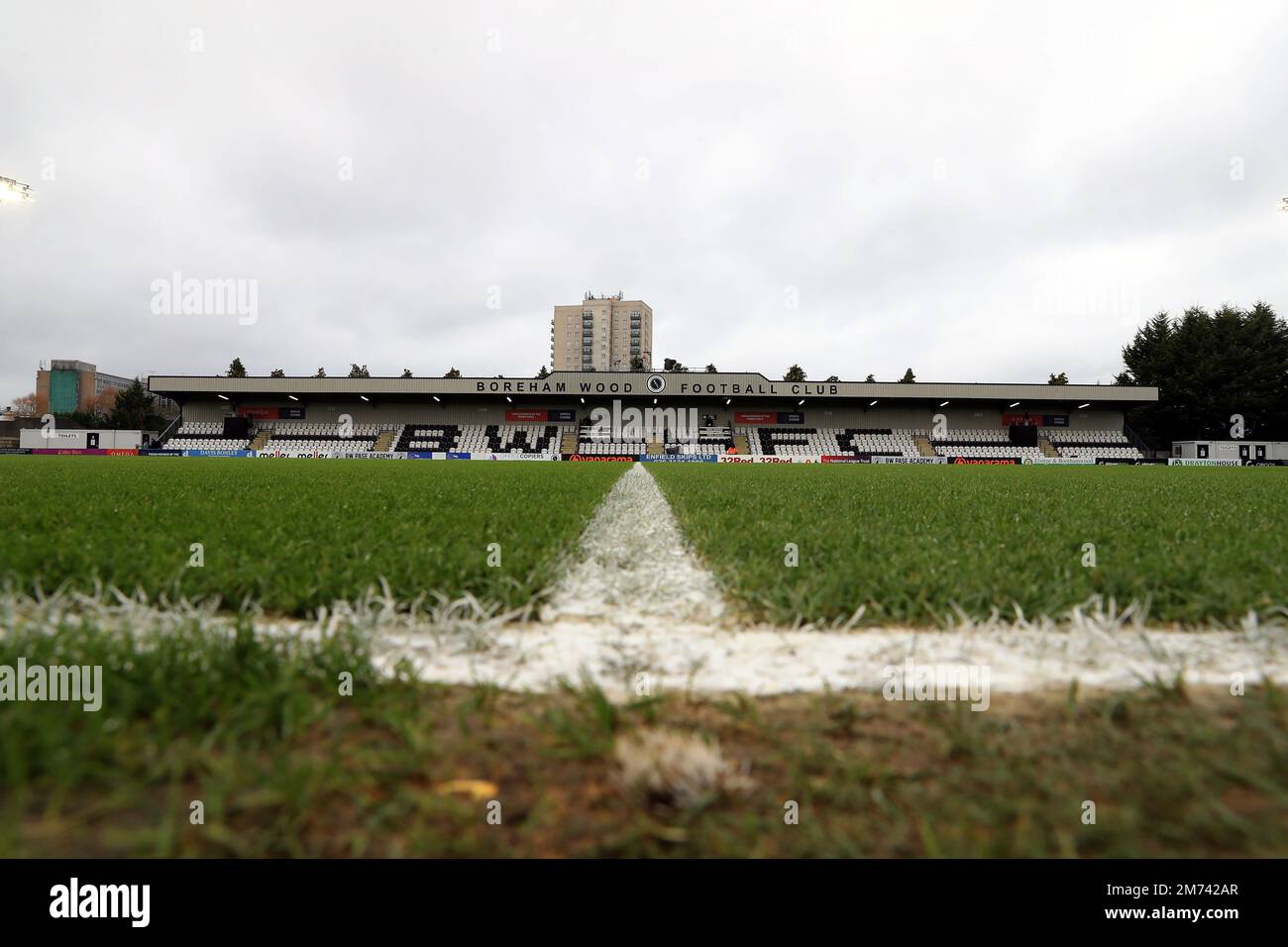 General view inside the stadium ahead of the Emirates FA Cup third ...