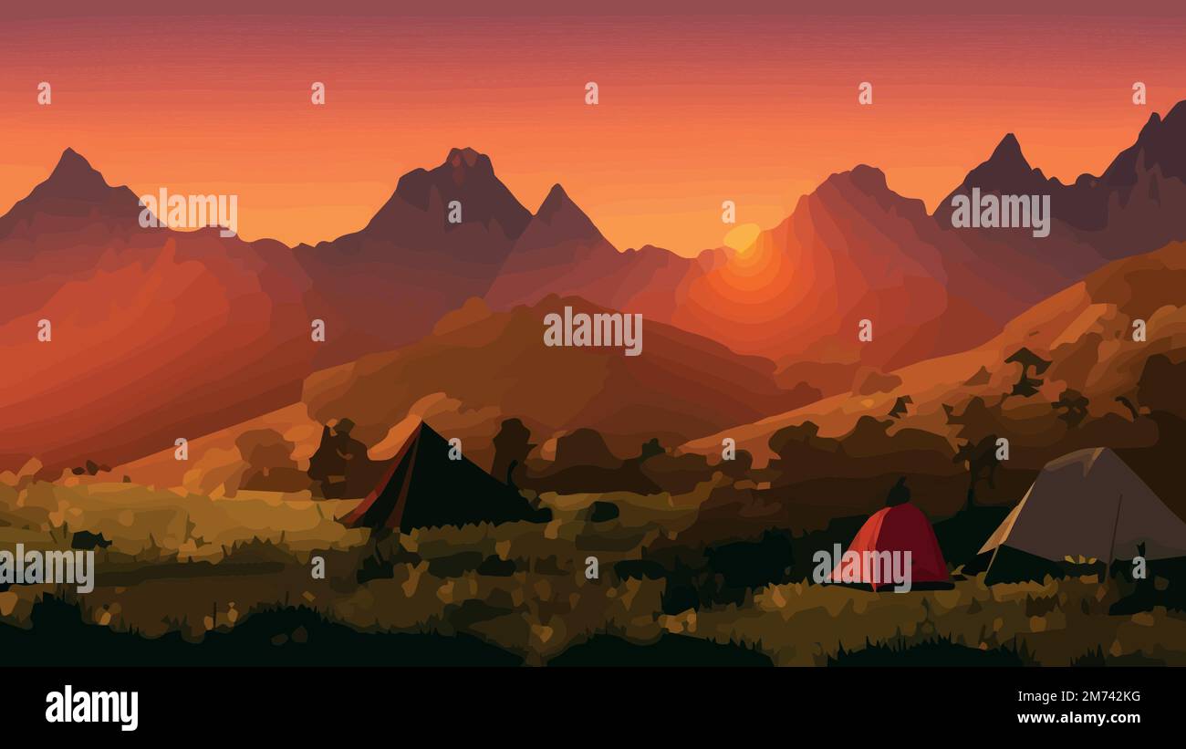 Water woodland Stock Vector Images - Alamy