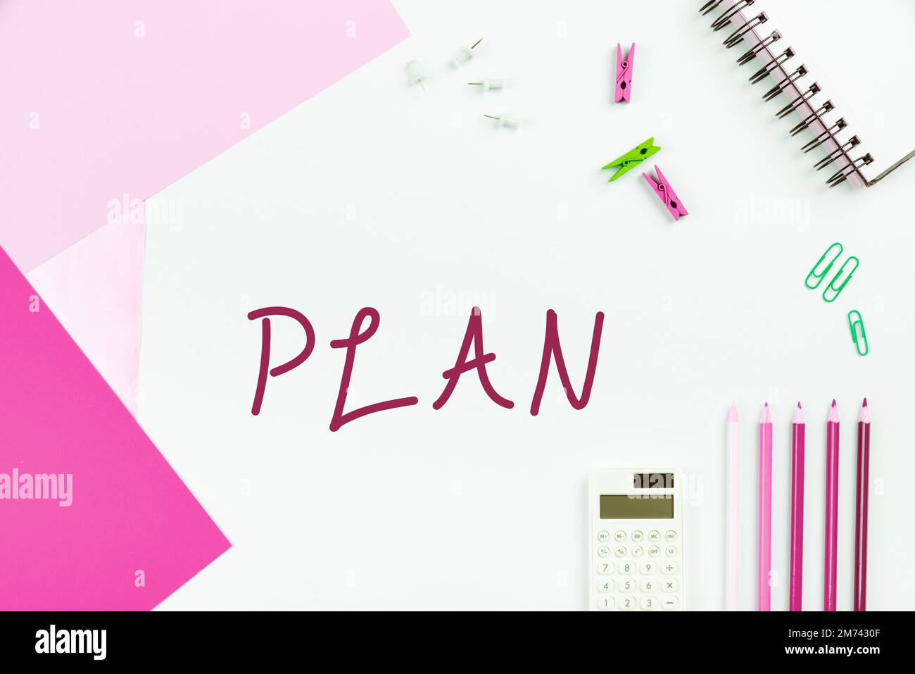 Handwriting text Plan. Business showcase Start of a detailed proposal ...