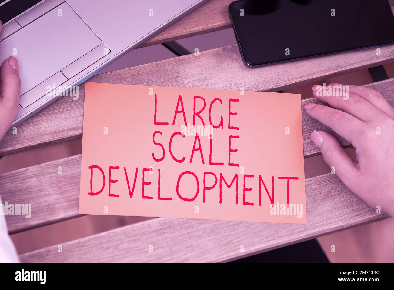 Text sign showing Large Scale Development. Business concept very wide ...