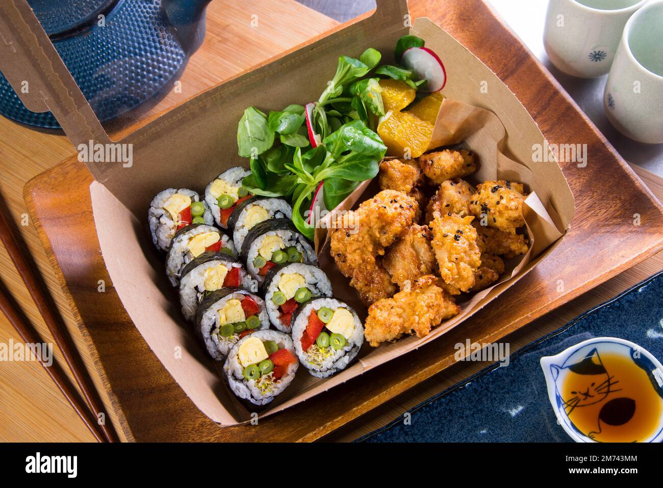 Chicken sushi hi-res stock photography and images - Alamy