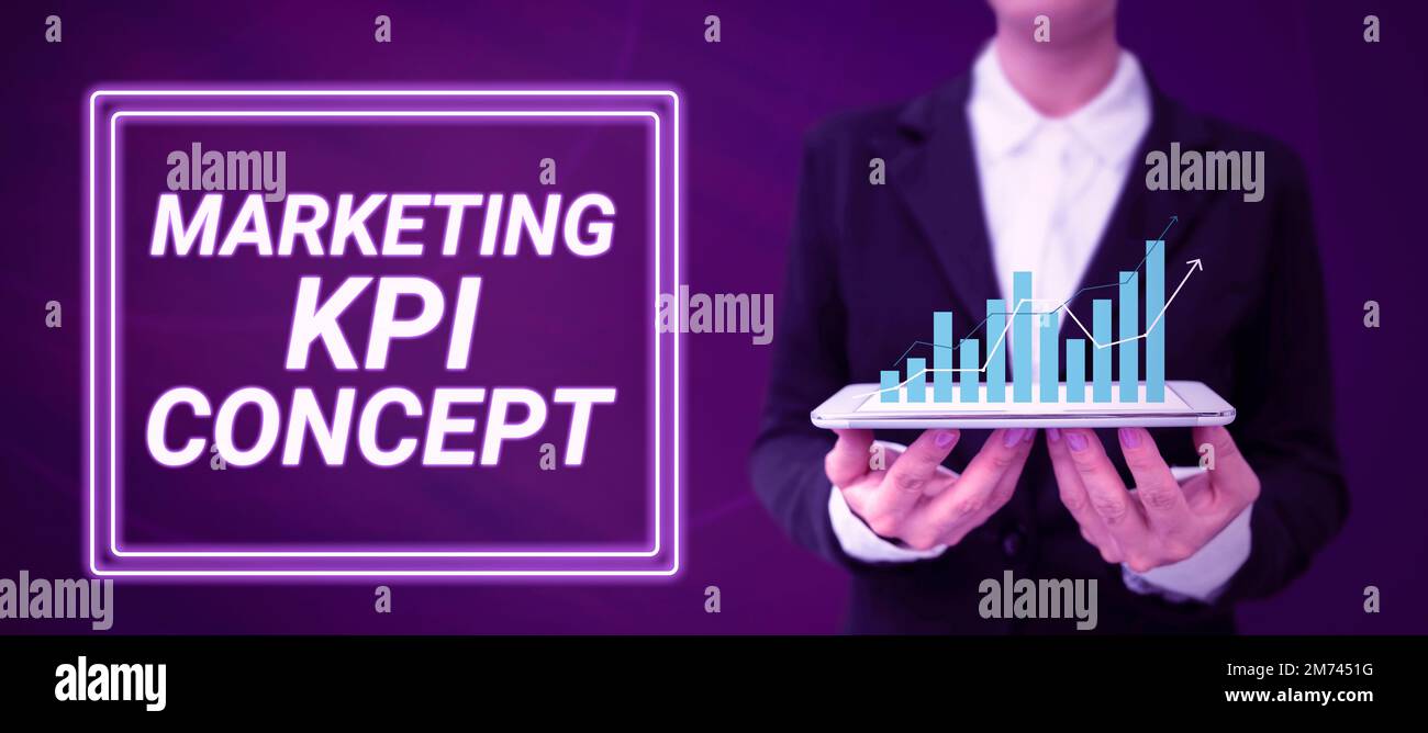 Writing displaying text Marketing Kpi Concept. Business concept measure ...