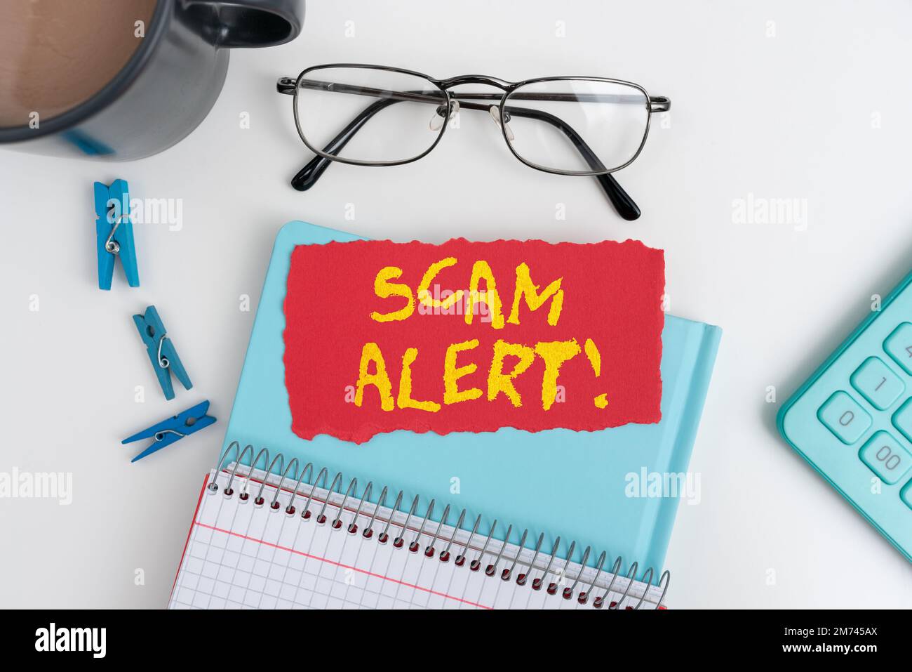 Writing displaying text Scam Alert. Word for warning someone about ...