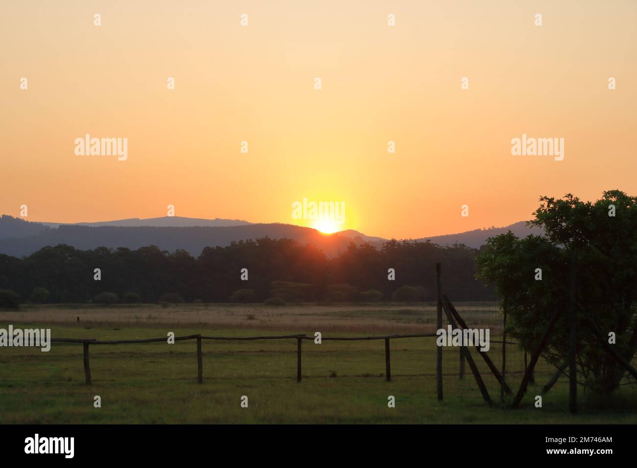 Sunset over Malolotja Nature Reserve, Swaziland, Eswatini Stock Photo ...