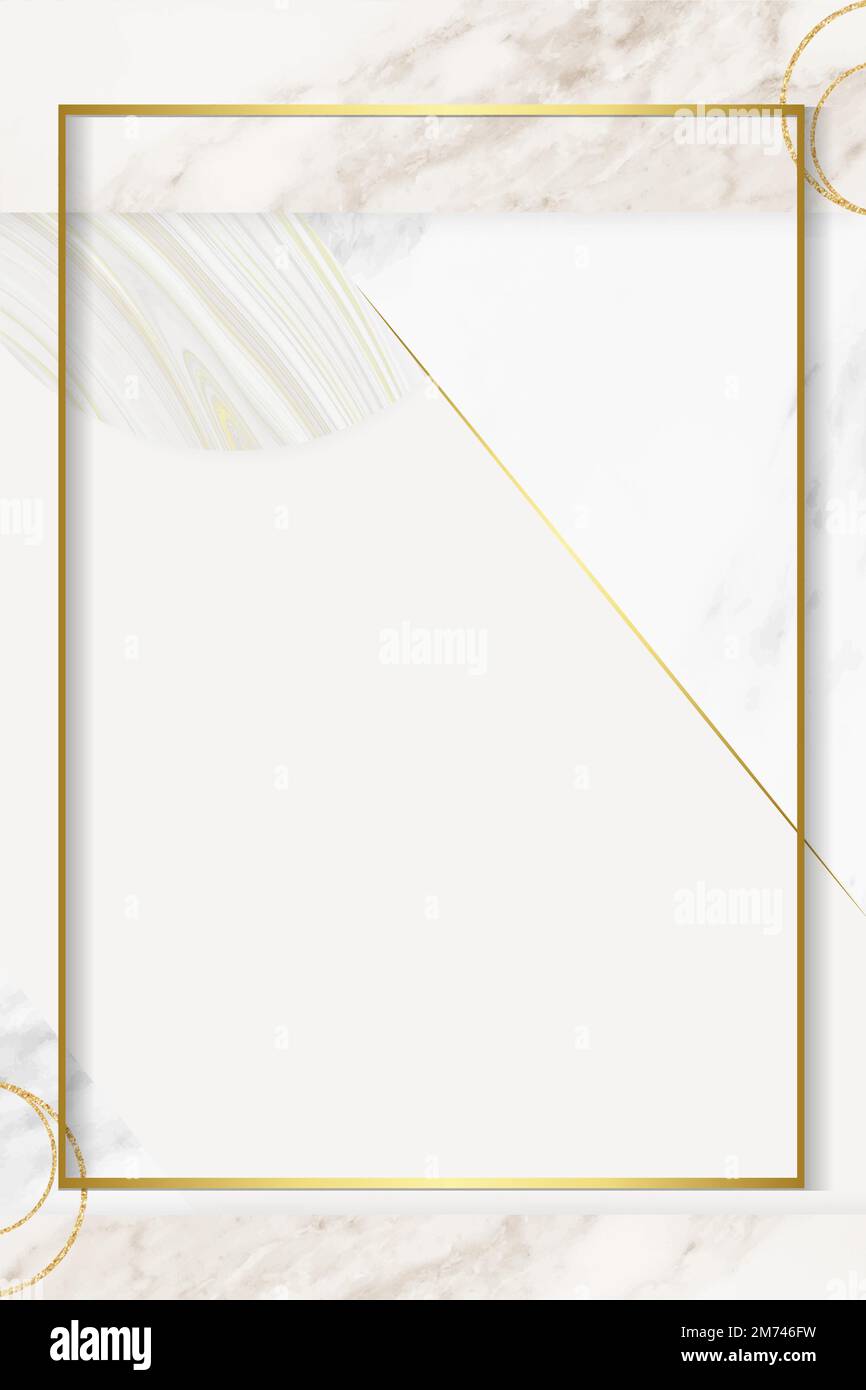 Rectangle framed card mockup vector Stock Vector Image & Art - Alamy