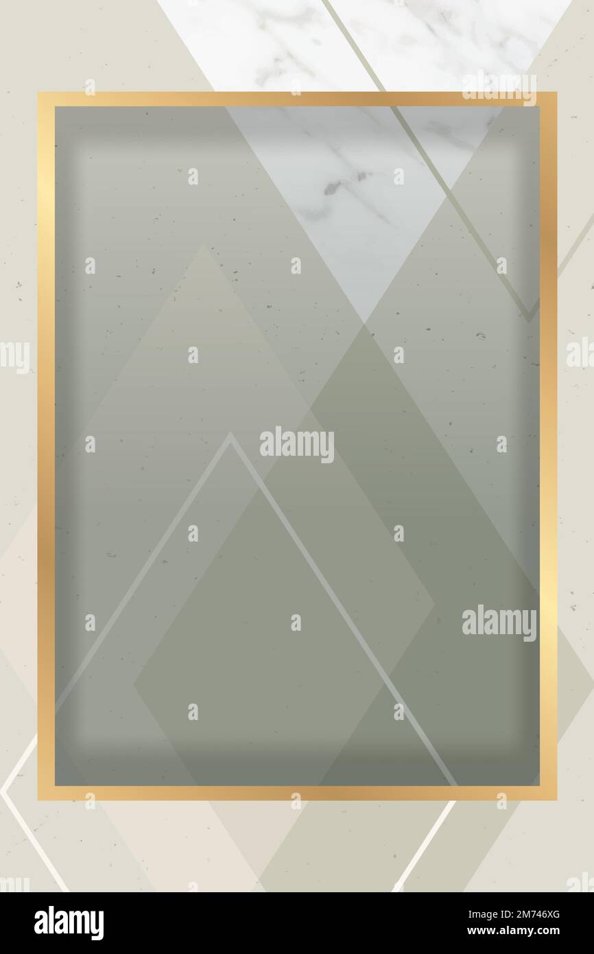 Rectangle framed card mockup vector Stock Vector Image & Art - Alamy
