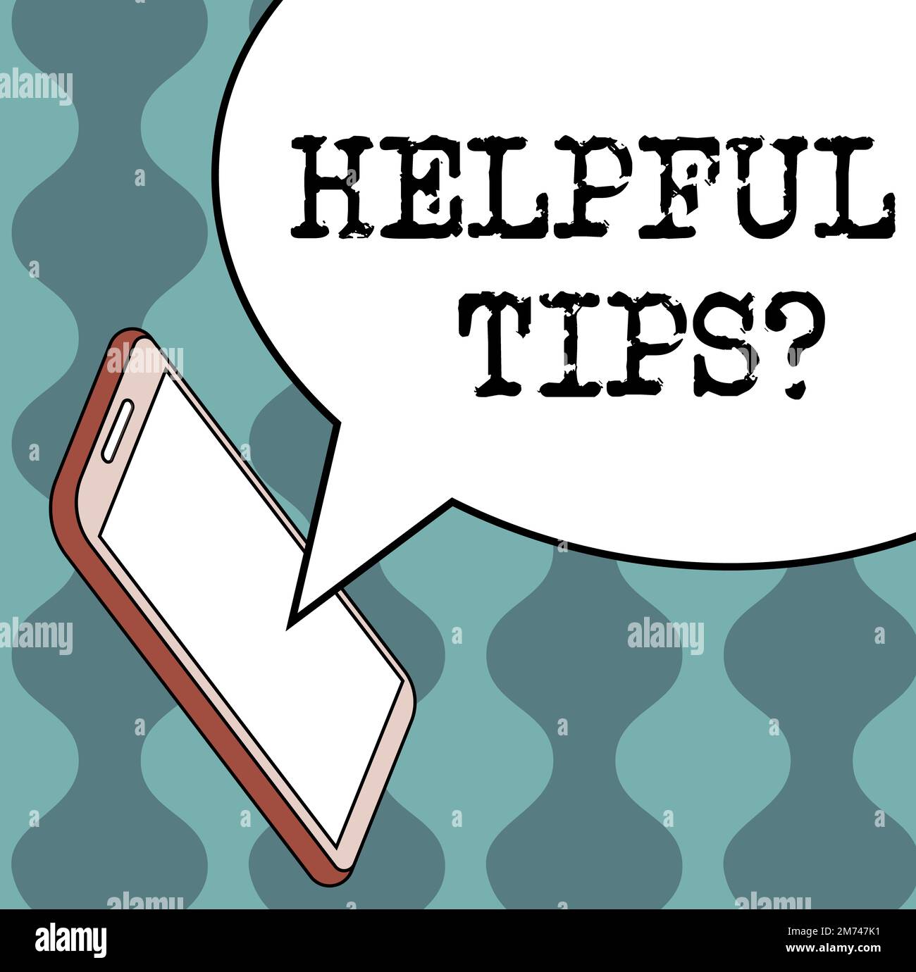 Sign displaying Helpful Tips. Business concept advices given to be ...