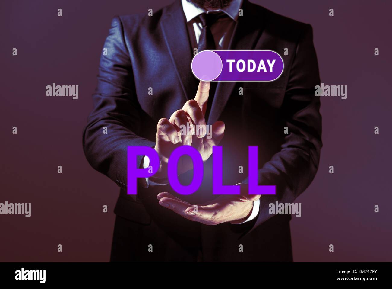 Conceptual display Poll. Word for Record of the number of votes cast in ...