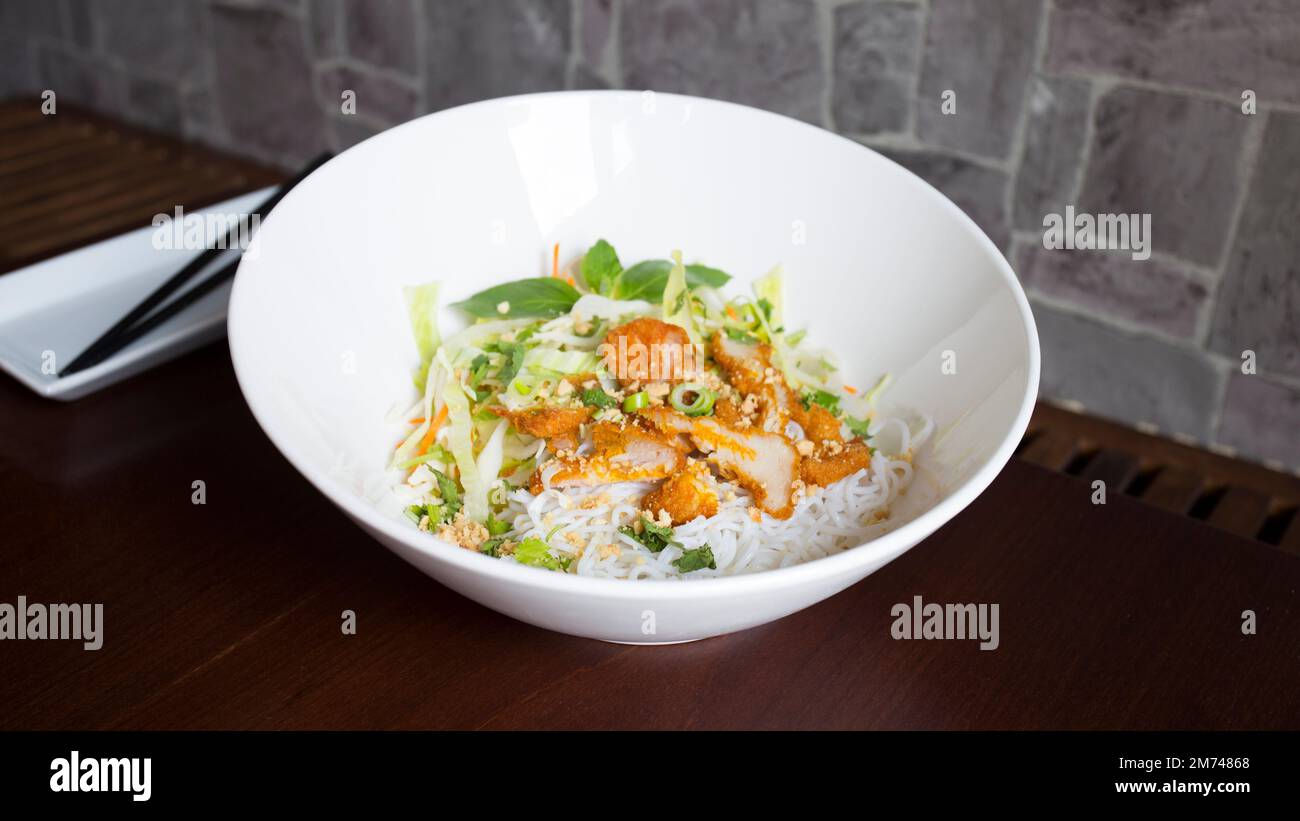 Asian combo plate chicken hi-res stock photography and images - Alamy