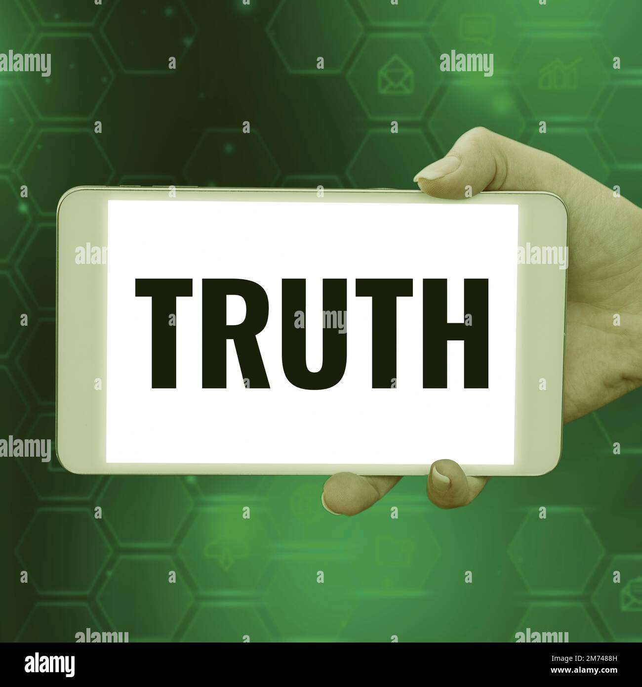 Sign displaying Truth. Word for the quality or state being true ...