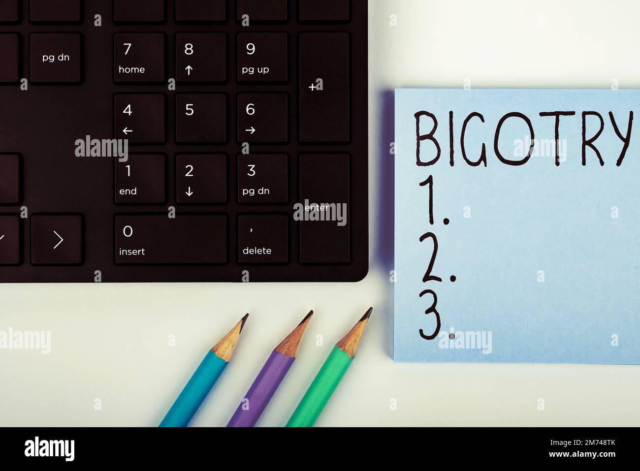 Conceptual display Bigotry. Concept meaning obstinate or intolerant ...