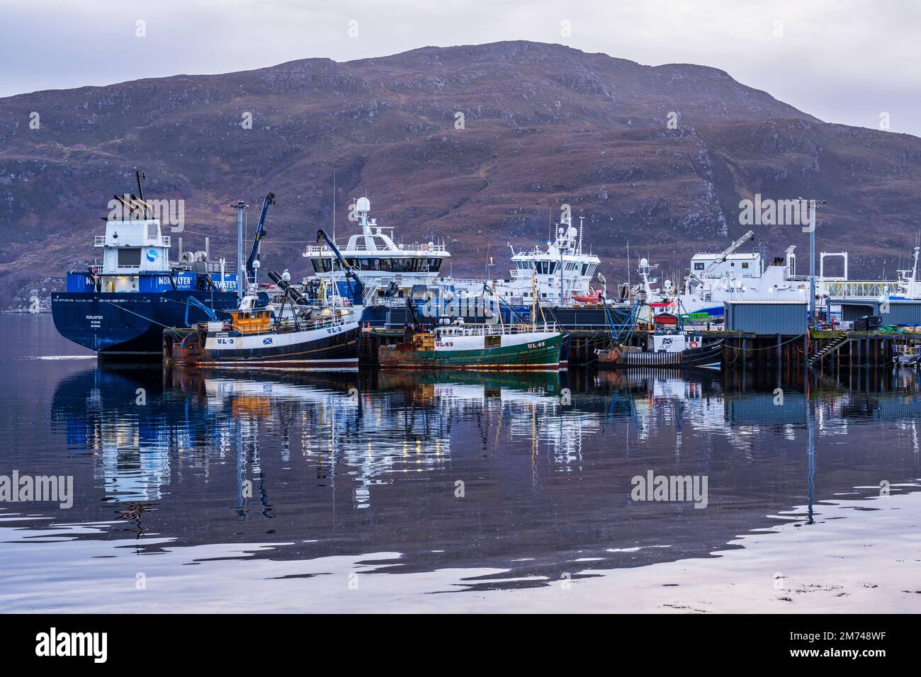 Ullapool harbour reflections - Ullapool, Wester Ross, Highland ...