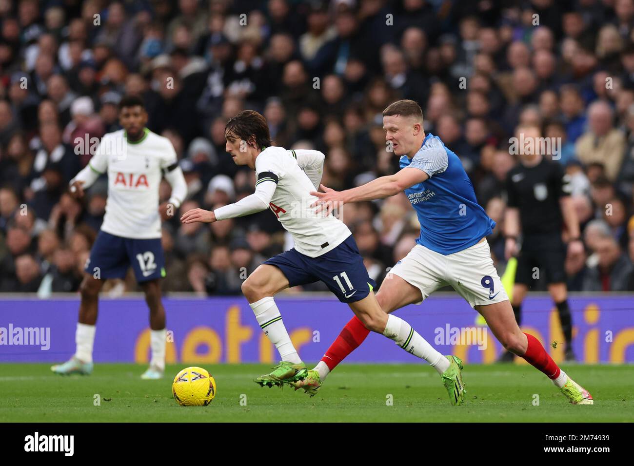 7th January 2023; Tottenham Hotspur Stadium, London, England; FA Cup ...