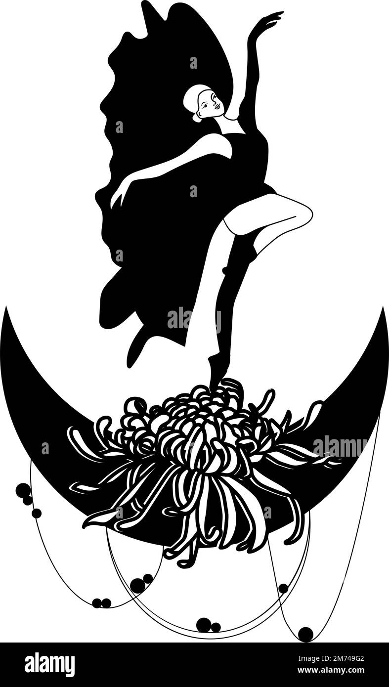 Ballerina drawing Black and White Stock Photos & Images - Alamy