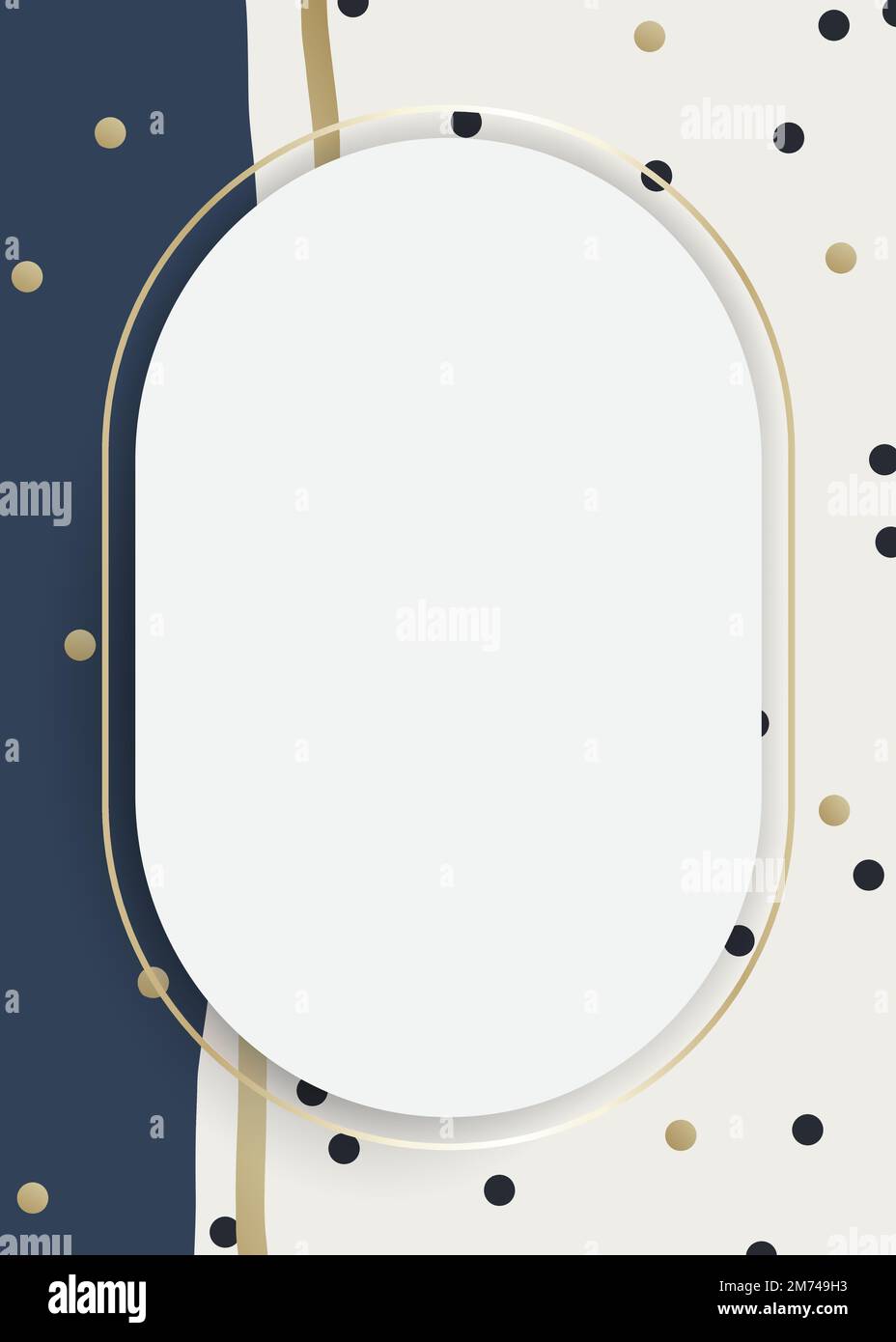 Gold oval frame badge vector Stock Vector Image & Art - Alamy