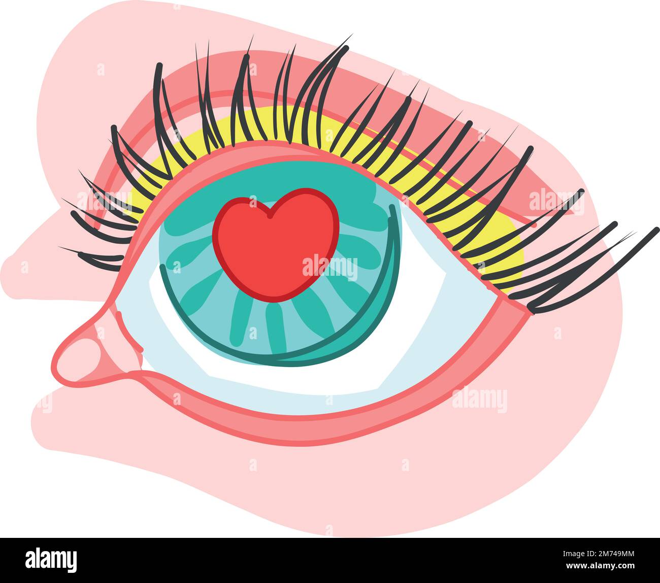 in the eye of the heart, Creepy Valentine clipart, Spooky Valentine ...