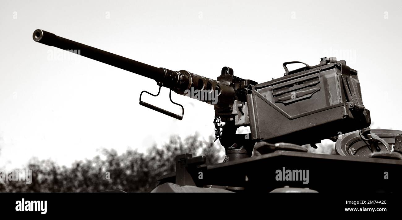 50 calibre gun hi-res stock photography and images - Alamy