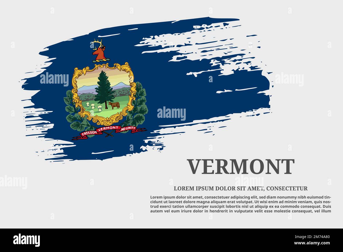 Vermont text Stock Vector Images - Alamy