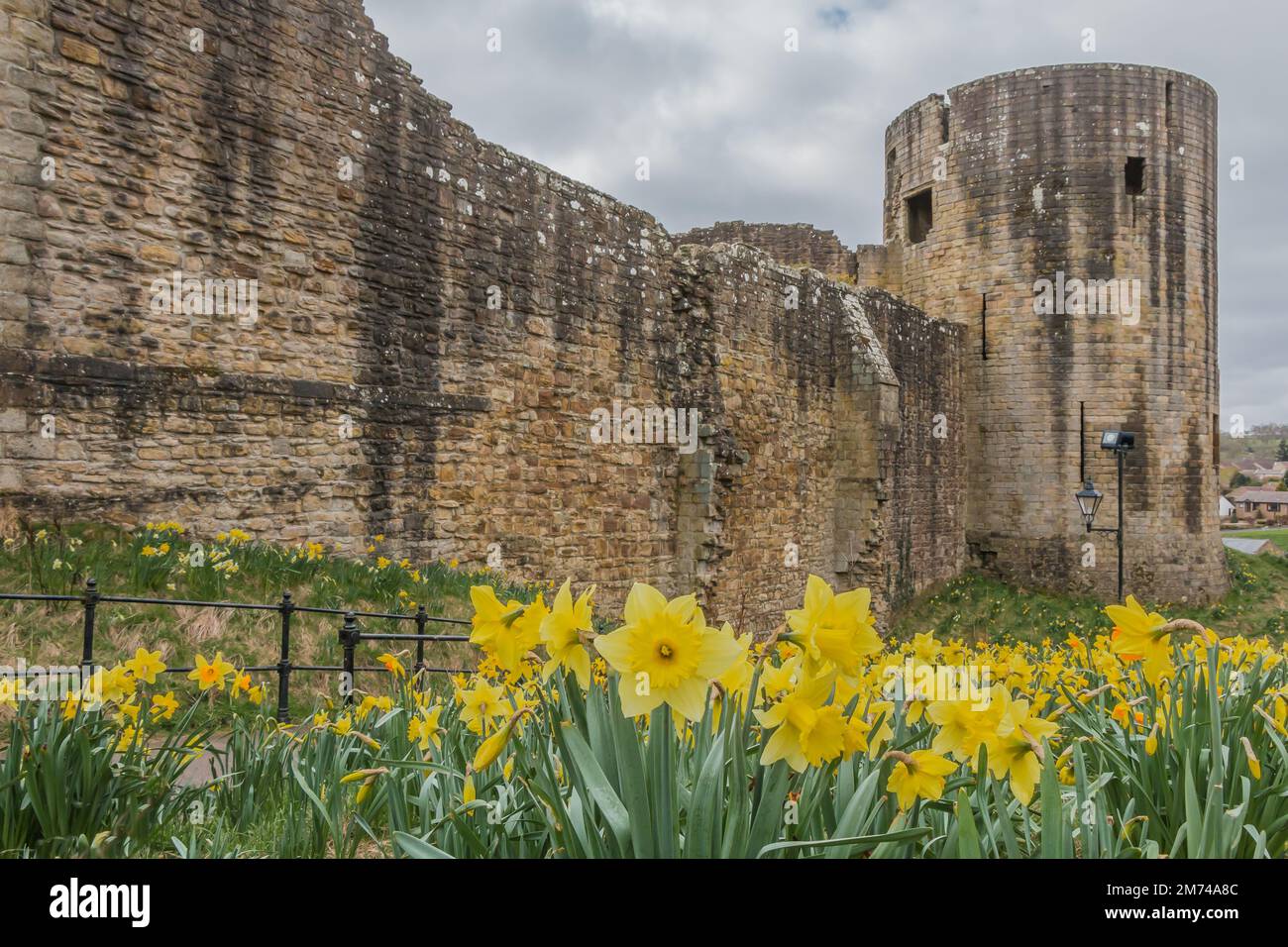 The Grade 1 listed remains of the 12th century Barnard Castle in the ...