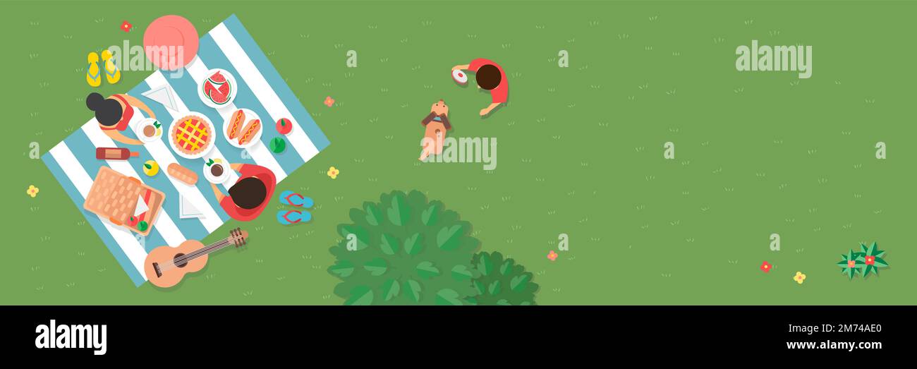 Family park relaxing fun Stock Vector Images - Alamy