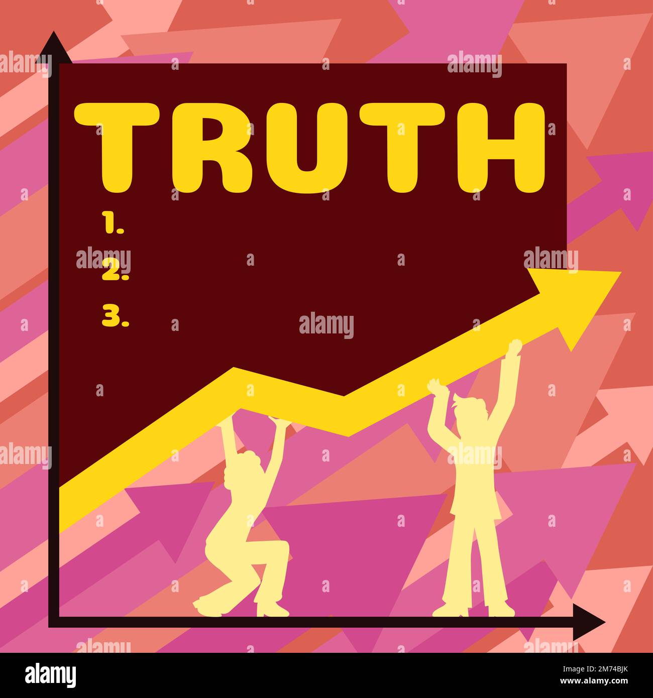 Sign displaying Truth. Word for the quality or state being true ...