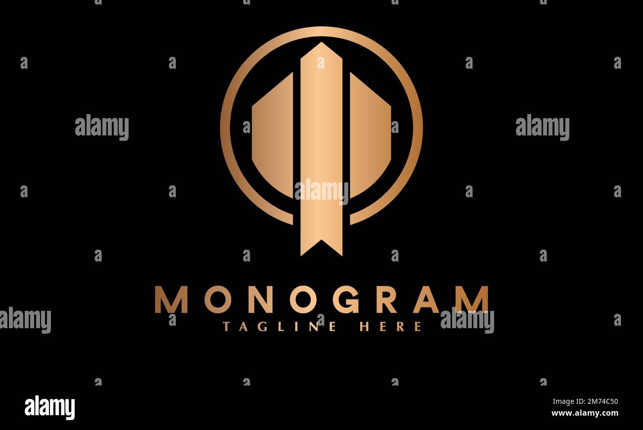 Real Estate Property Business logo vector monogram template Stock ...