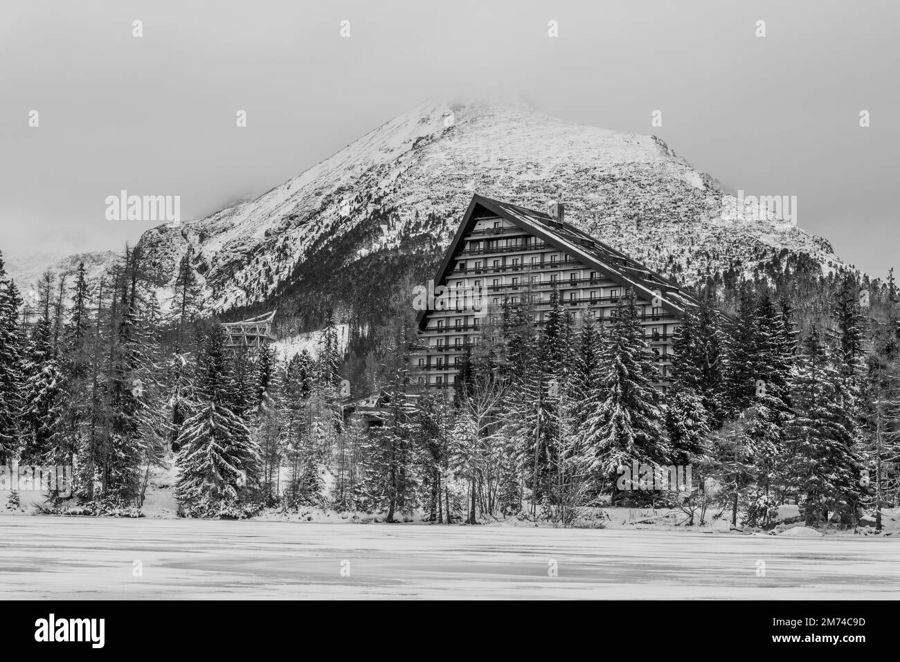 Strbske pleso Black and White Stock Photos & Images - Alamy