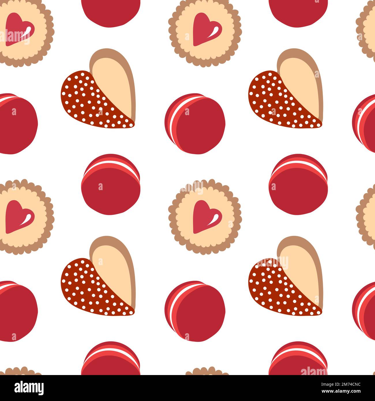 Lovely bakery pattern hi-res stock photography and images - Alamy